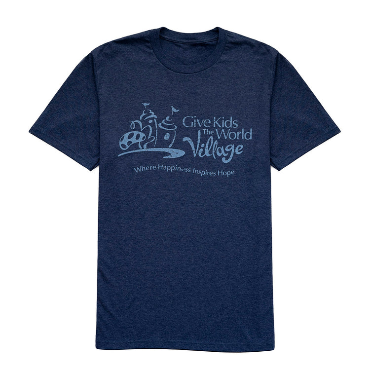 Adult Tri-blend Village Logo T-Shirt - (Purple, Navy or Green) – Give ...